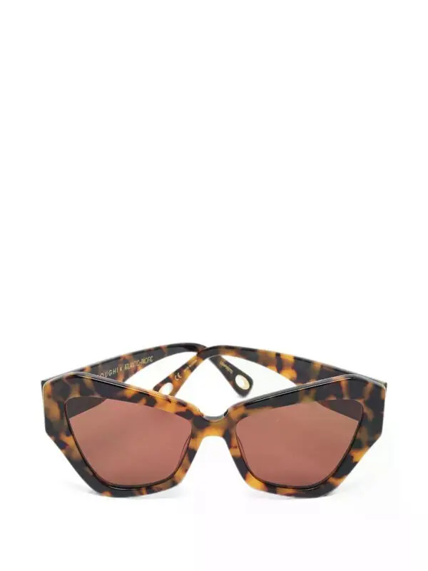 Lele Sadoughi Lara Sunglasses - Brown