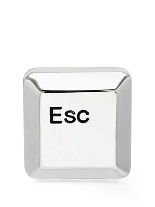YOJ X Cutout Esc Stud Earrings