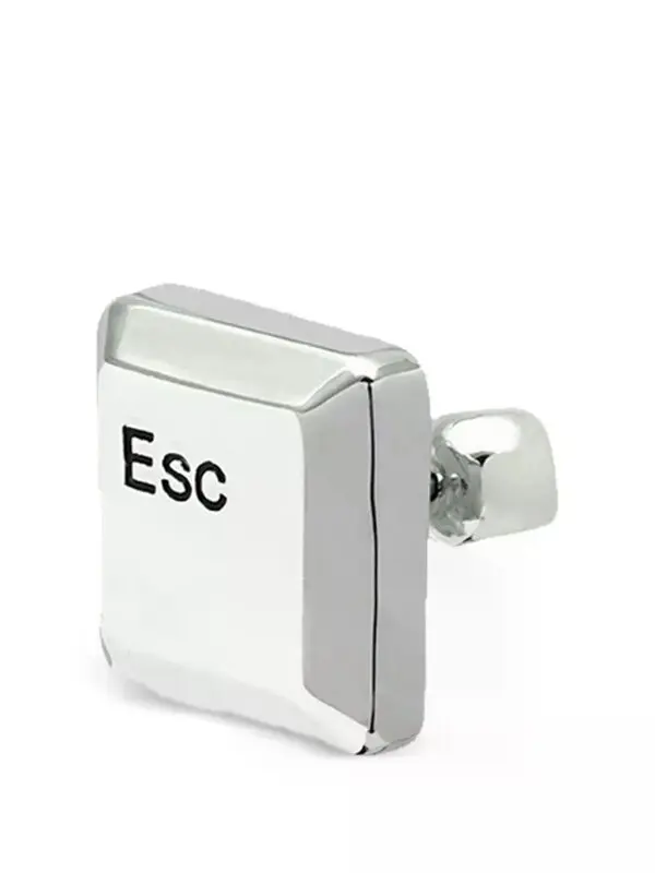 YOJ X Cutout Esc Stud Earrings