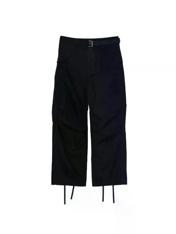Sacai Belted Oxford Trousers