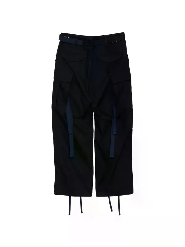 Sacai Belted Oxford Trousers