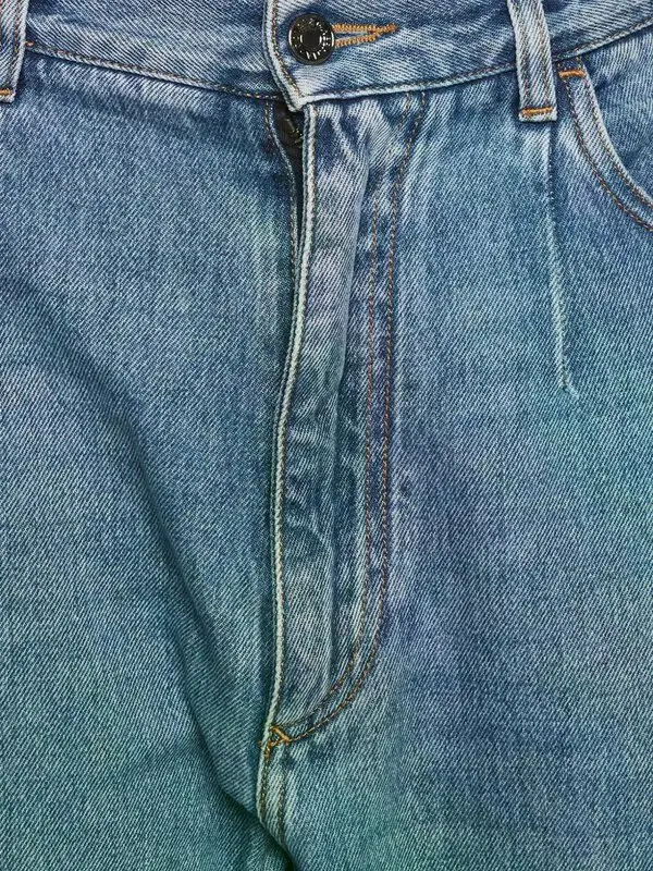 Dolce & Gabbana Logo Plaque Straight Leg Jeans