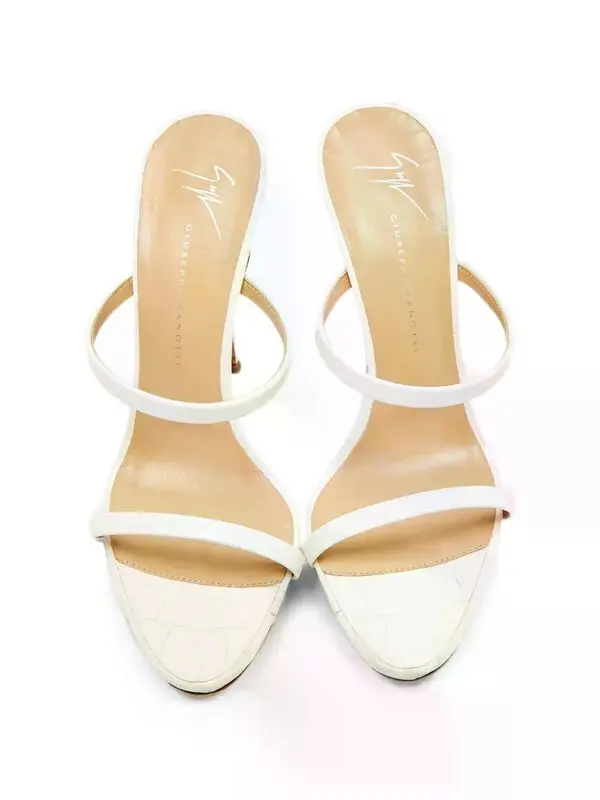 GIUSEPPE ZANOTTI Darsey Leather Heeled Sandals