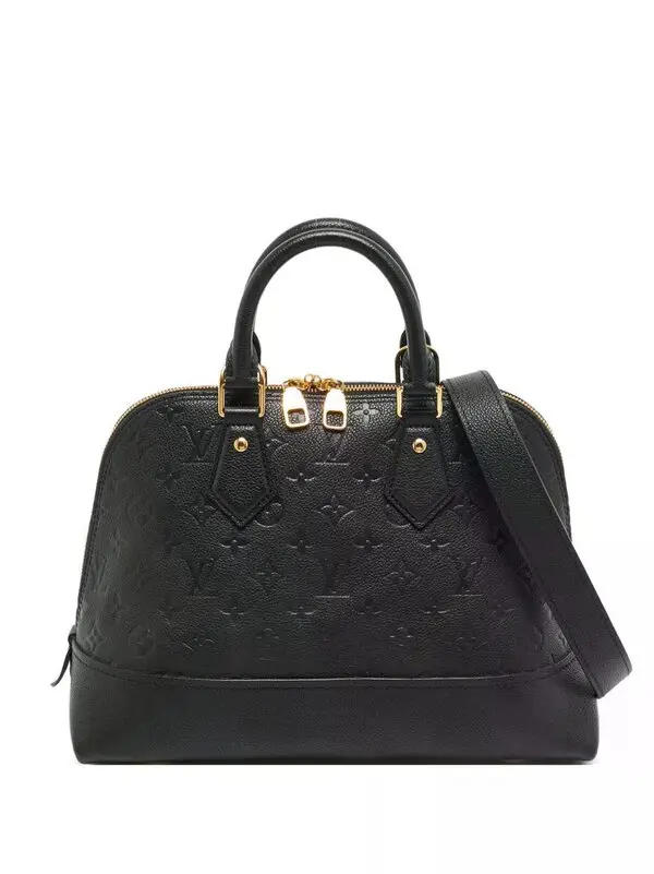 LOUIS VUITTON 2019 Neo Alma Monogram Empreinte Tote Bag - Black