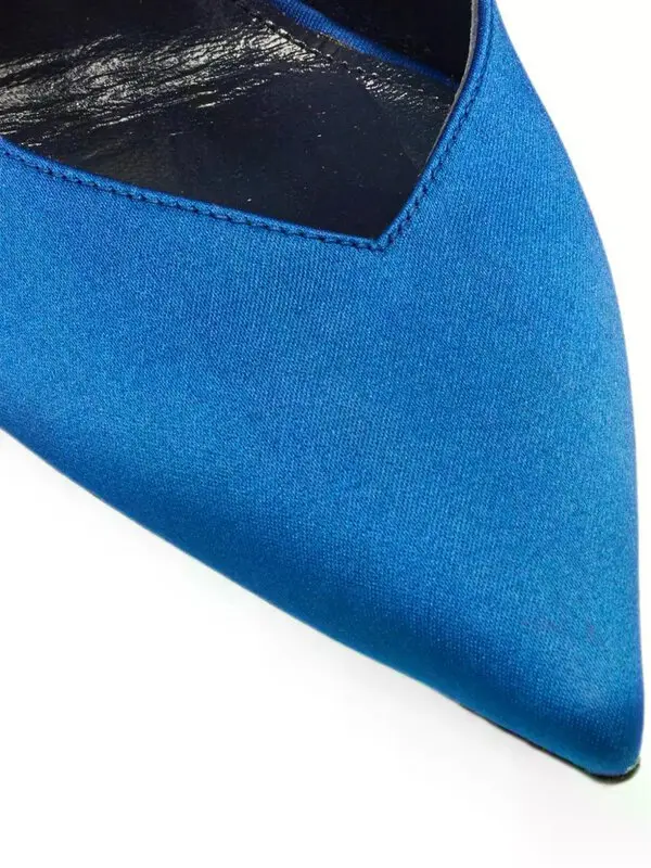 Attico Venus Ankle-strap Heeled Pumps - Blue