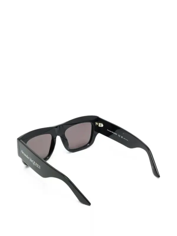 Alexander McQueen Square Frame Sunglasses - Black
