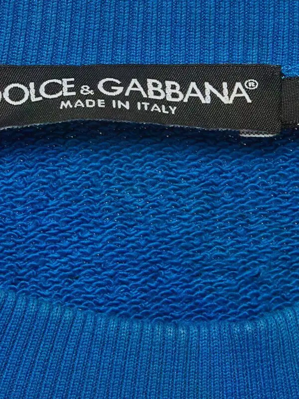 Dolce & Gabbana Logo Appliqué Cotton T-shirt