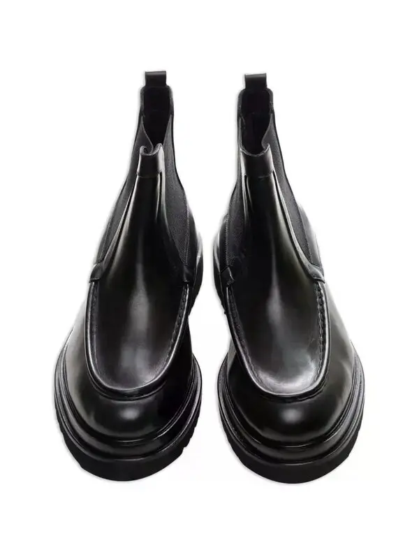 POCHE PARIS Panelled Ankle Boots