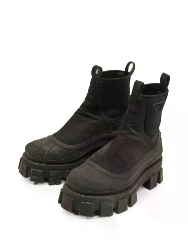 Prada Monolith Ankle Boots
