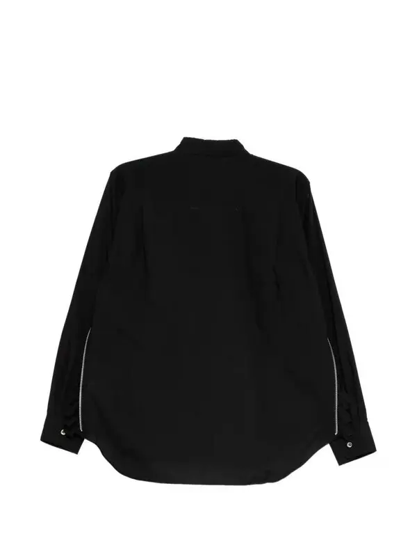 Comme Des Garçons Side-zip Patch-pocket Shirt