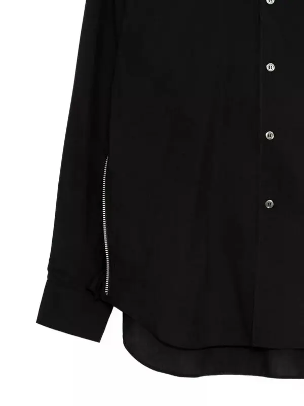 Comme Des Garçons Side-zip Patch-pocket Shirt