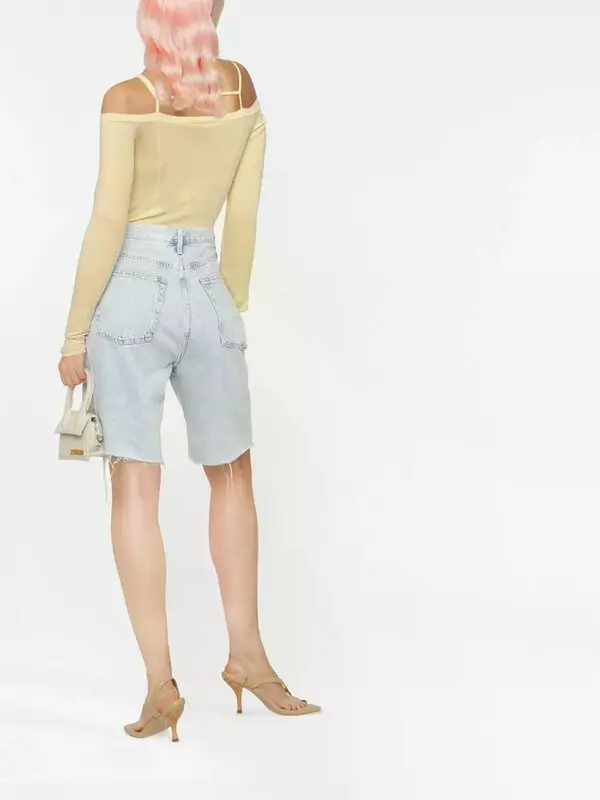 Jacquemus Sierra Long-sleeve Off-shoulder Top