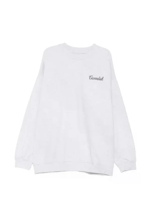 CAVENDISH Logo Embroidered Crewneck Sweatshirt