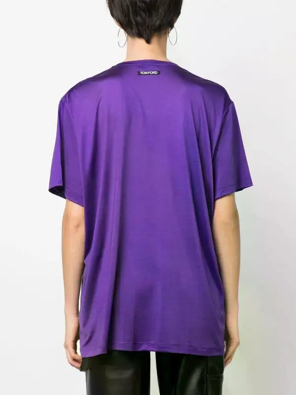 TOM FORD Short-sleeved Silk T-shirt