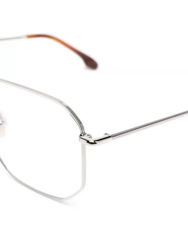 Victoria Beckham Pilot Frame Glasses - Silver
