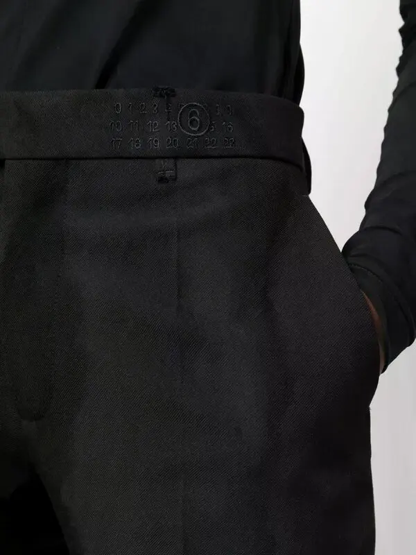 MAISON MARGIELA Number-embroidered Tailored Trousers