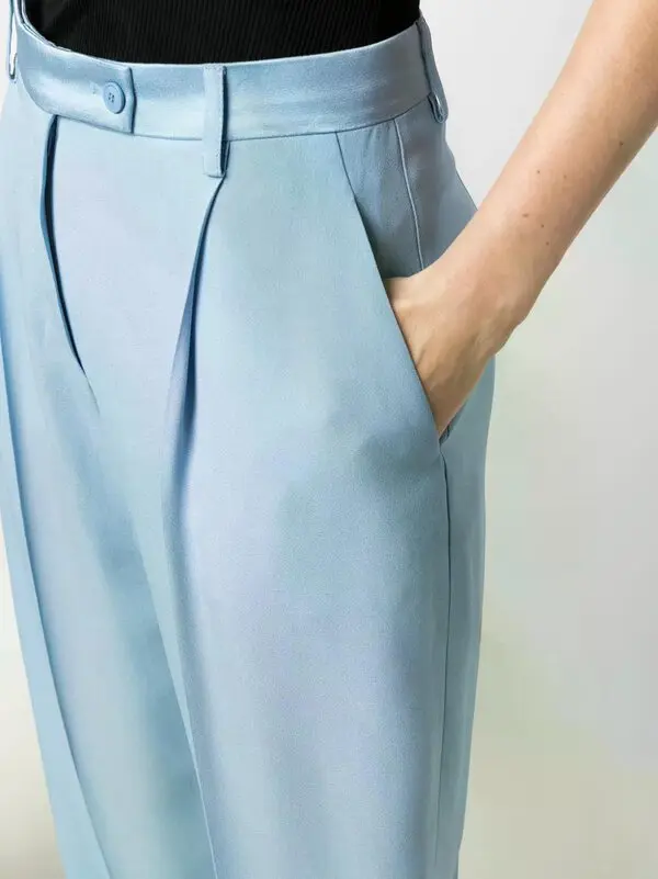 Alberta Ferretti High-waist Tailored Trousers