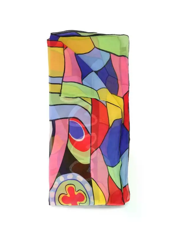 MARIO VALENTINO VINTAGE Pop Art-print Scarf