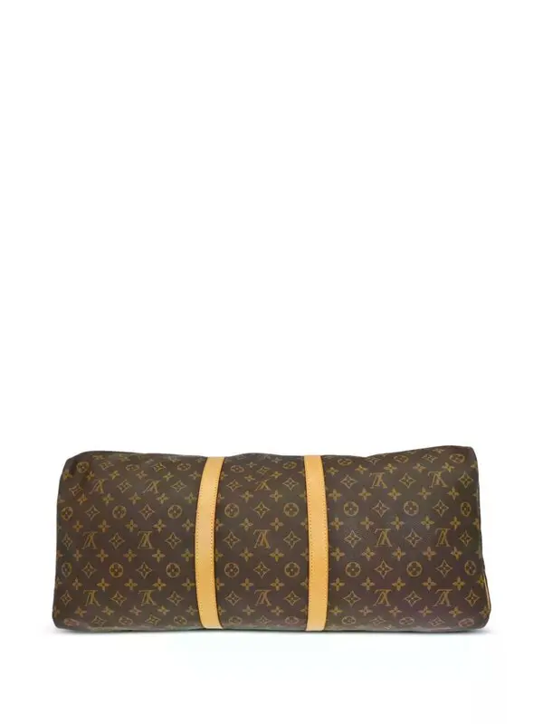 LOUIS VUITTON 1997 Keepall Monogram Travel Bag - Brown