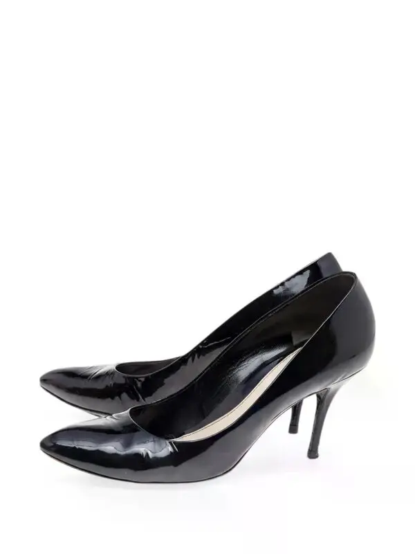 Gucci Patent Leather Pointed Toe Stiletto Pumps
