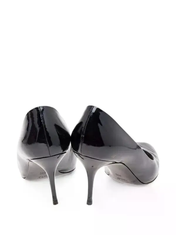 Gucci Patent Leather Pointed Toe Stiletto Pumps