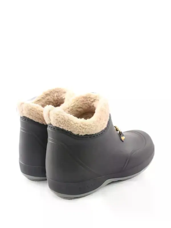 Gucci 2000s Logo Plaque Ankle Boots