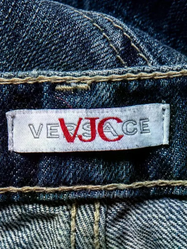 Versace Washed Denim Jeans