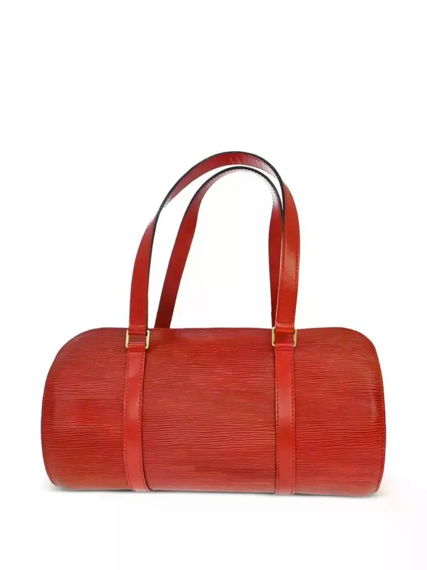 LOUIS VUITTON 1996 Soufflot Shoulder Bag - Red