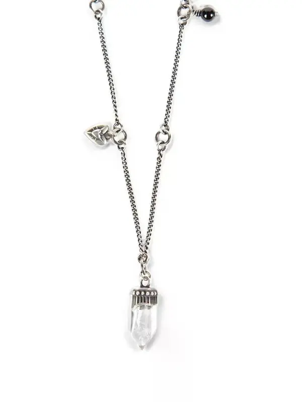 ANN DEMEULEMEESTER Tone Quartz Pendant Necklace