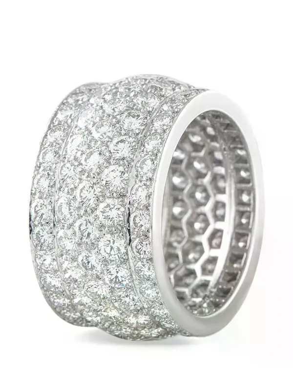 Cartier 18k White Gold Diamond Ring - Silver