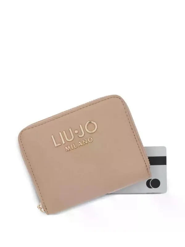 Liu Jo Small Logo-plaque Wallet - Neutrals