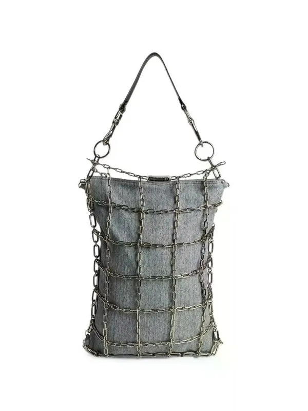 Dsquared2 Chain-link Jersey Shoulder Bag