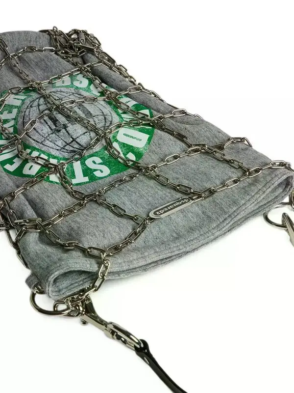 Dsquared2 Chain-link Jersey Shoulder Bag