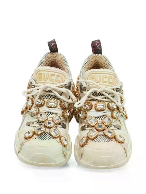 Gucci Flashtrek Crystal-embellished Sneakers