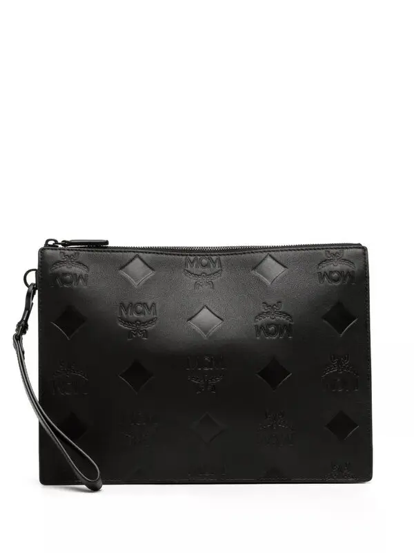 Mcm Monogram Clutch Bag