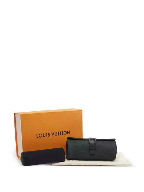 LOUIS VUITTON Monogram Taurillon Leather Watch Case