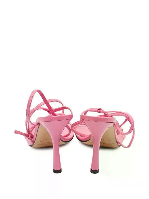 Bottega Veneta Leather Ankle-strap Heeled Sandals