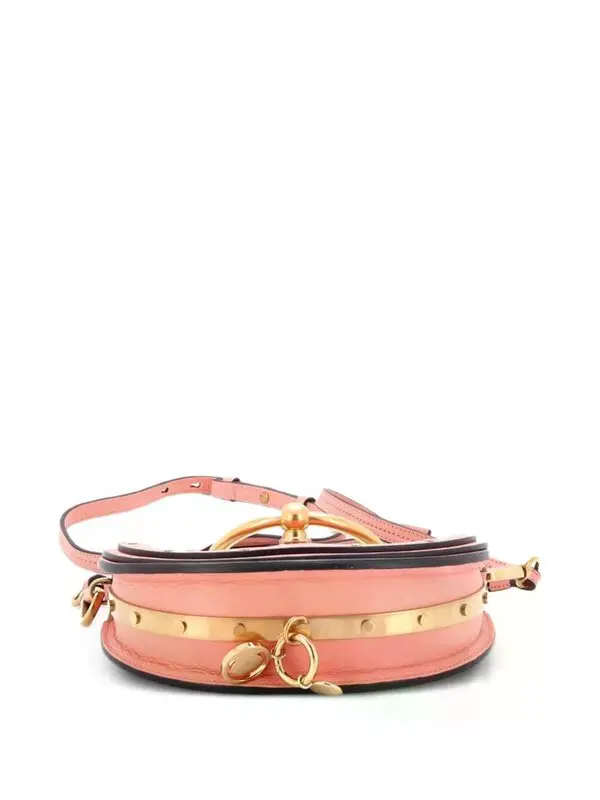 Chloé Nile Leather Mini Crossbody Bag - Pink