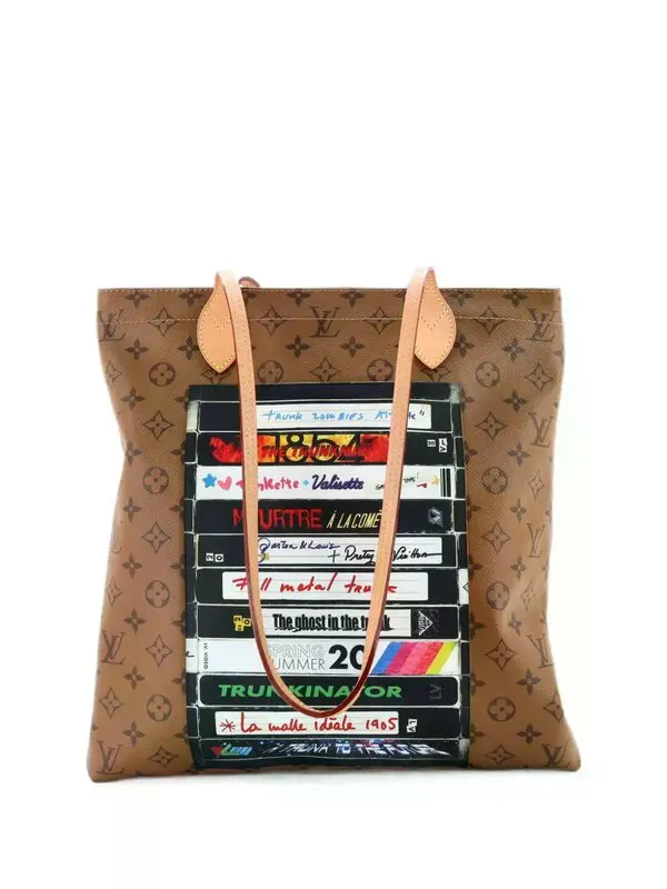 LOUIS VUITTON Carry It Limited Edition Video Tape Reverse Monogram Canvas Tote Bag - Multicolour