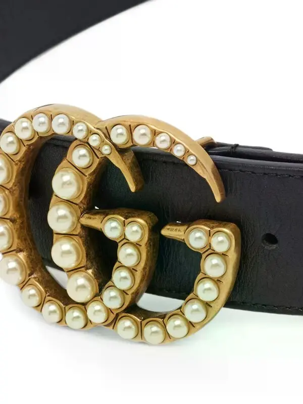Gucci Gg Marmont Embellished Belt