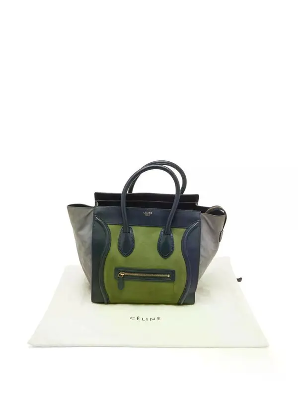 Celine 2012 Mini Luggage Tote Bag - Black