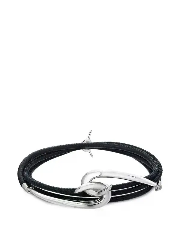SHAUN LEANE Hook Leather Bracelet