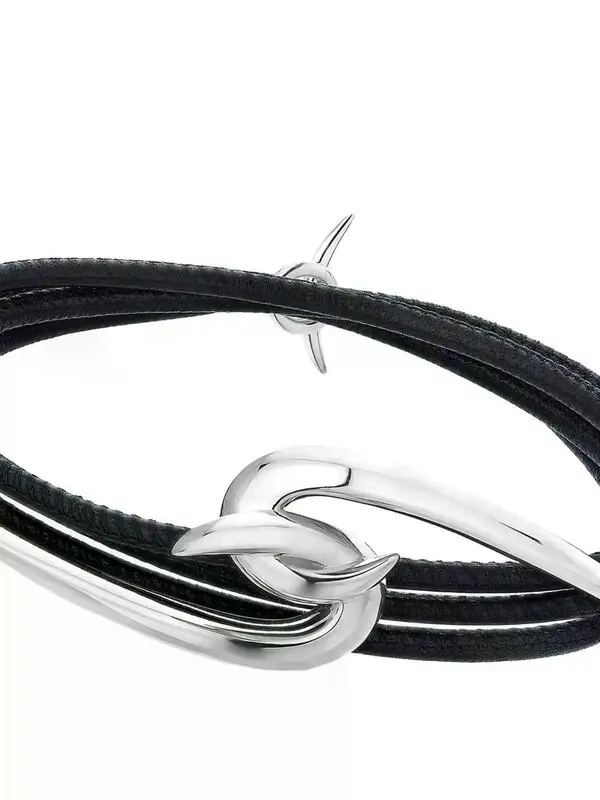 SHAUN LEANE Hook Leather Bracelet