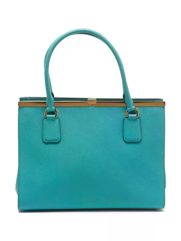 Dolce & Gabbana Eva Leather Tote Bag - Blue