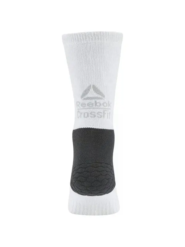 REEBOK Crossfit Logo-print Crew Socks - White
