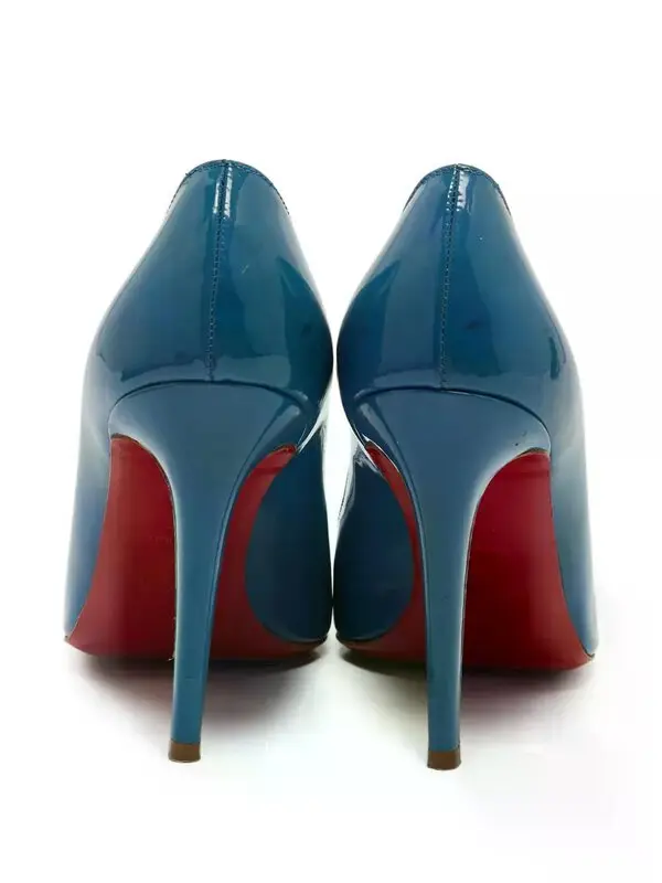 CHRISTIAN LOUBOUTIN Patent Leather Round Toe Stiletto Pumps