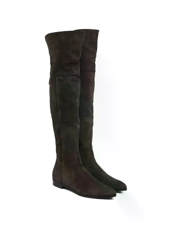 Prada Suede Over-the-knee Boots
