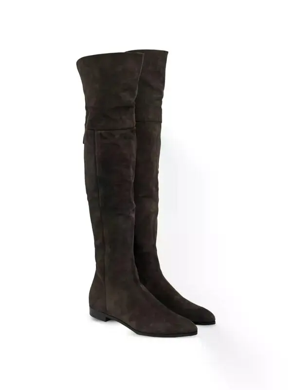 Prada Suede Over-the-knee Boots