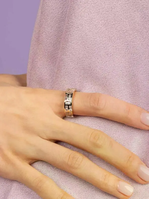APM MONACO Zirconia Band Ring