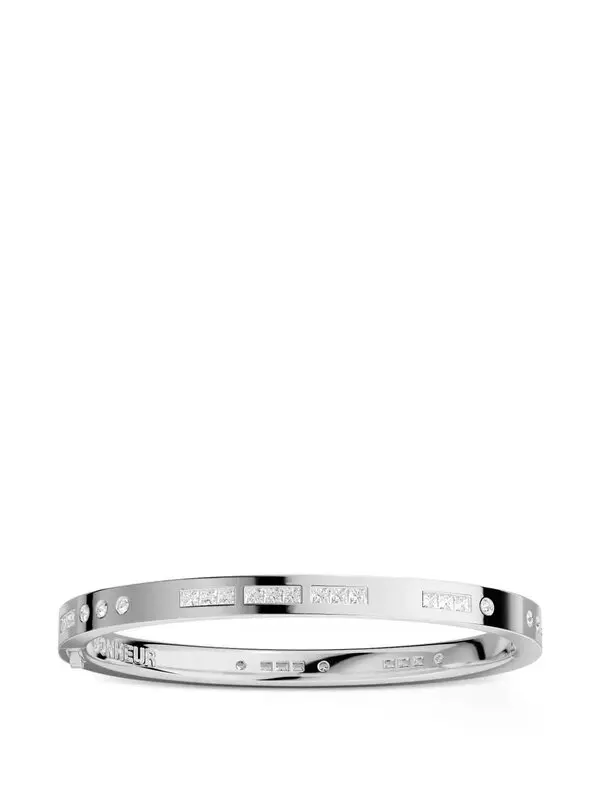 APM MONACO Morse Bonheur Bangle - Silver